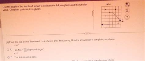 solved use the graph of the function f shown to estimate the