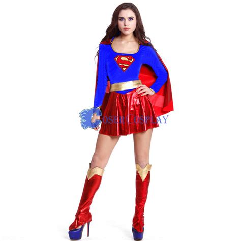 Supergirl Cosplay Costume Sexy Halloween