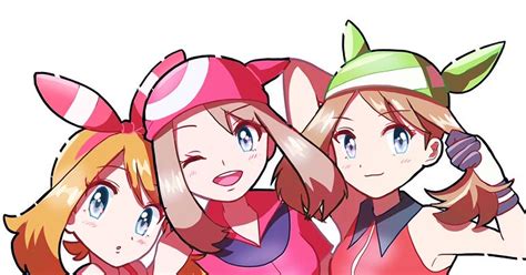 Human Characters In Pokémon May Trainer May Ruby And Sapphire ハルカコレクション Pixiv