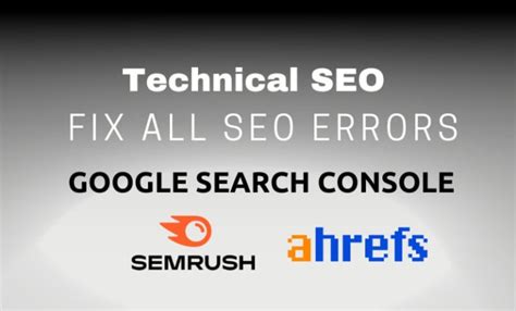 Fix Google Search Console Technical Seo Errors By Jojo139 Fiverr