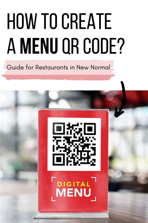 A Menu With The Text How To Create A Menu Or Code Guide For