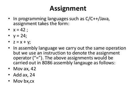 microprocessor chapter 9 assembly language programming