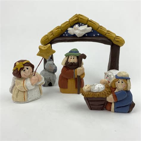 Midwest Of Cannon Falls 4 Pc Small Nativity Set By Eddie Walker Ebay