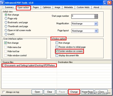 how to center window of pdf reader on screen by using the advanced pdf tools verypdf knowledge