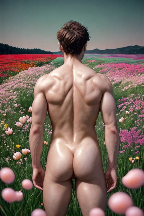 Rule 34 3d 3d Artwork Ai Generated Ass Back Muscles Butt Flowers Gooeyvision Male Male Only