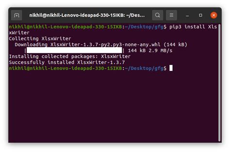 working with xlsxwriter module python geeksforgeeks