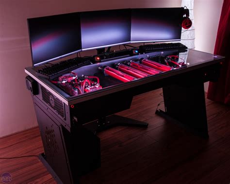 futuristic gaming desk i designed and built r diy