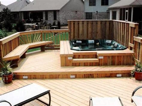 Top 80 Best Hot Tub Deck Ideas Relaxing Backyard Designs