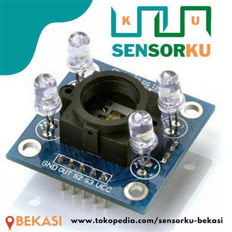 jual gy 31 sensor warna tcs230 tcs3200 color recognition modul for arduino shopee indonesia