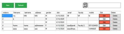 how to add edit and delete buttons in datagridview in
