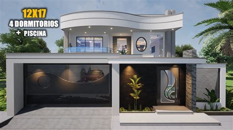 CASA HERMOSA DE DOS PISOS CUATRO DORMITORIOS JMC ARQUITECTURA YouTube