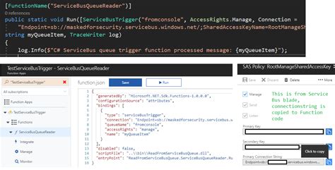 azure function service bus trigger not working stack overflow