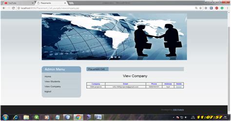 College Placements Assistance System Java Project Projects