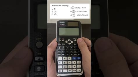 calculator 101 part 7 using casio fx 991ex classwiz evaluating factorial permutation