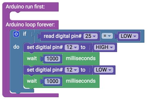 Introduction To Ardublockly Using Medusa Reading A Digital Sensor