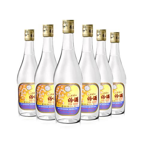 汾酒 53度 出口玻汾 500mL 6瓶 清香型自饮白酒图片 价格 品牌 评论 京东