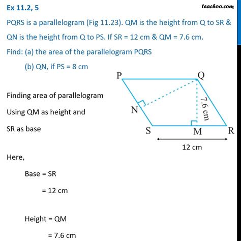 in the diagram sr and qr what is the perimeter of parallelogram pqrs diagram for you
