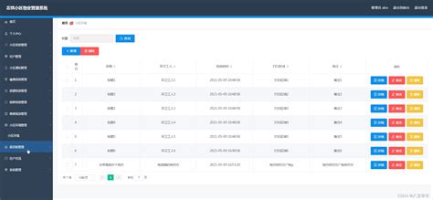 java毕设项目忘忧小区物业管理系统（java vue mybatis maven mysql） csdn博客