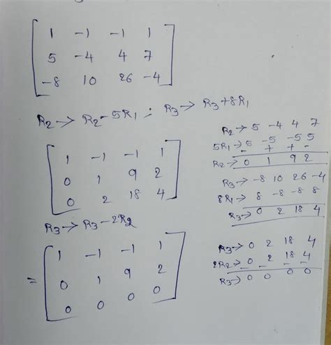 [solved] write the matrix in row echelon form remember that the row ech 1 course hero