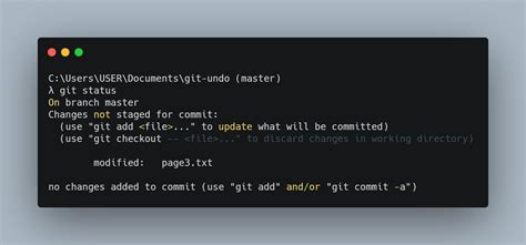 Bonito Obstinado Revelar Discard Changes Git Console Terrible Perecer