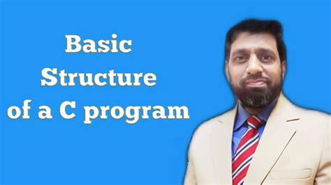 Basic Structure Of A C Program PPT Free Download