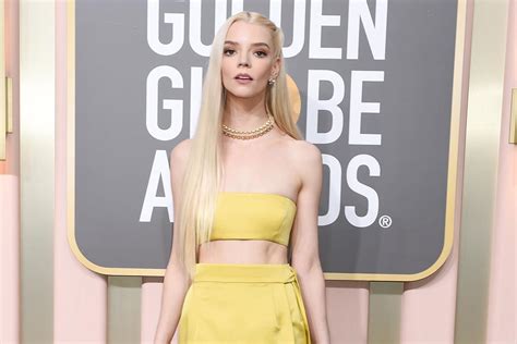Anya Taylor Joy Brightens Up In Dior At Golden Globes Red Carpet Footwear News