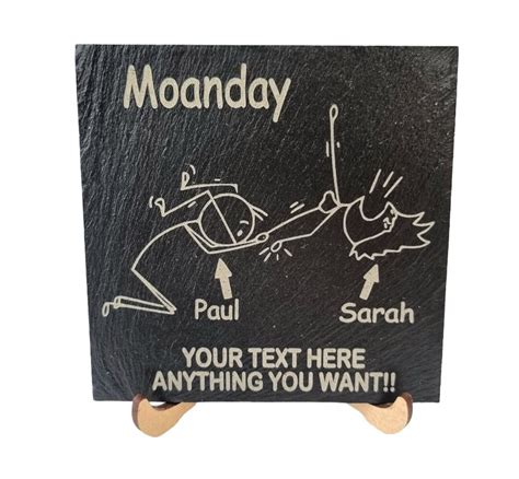 Personalised Stick Figure Sex Positions Slate Coaster Plaque Etsy Uk