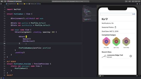 swiftui working with ui controls section 2 add an edit modee xcode 11 youtube