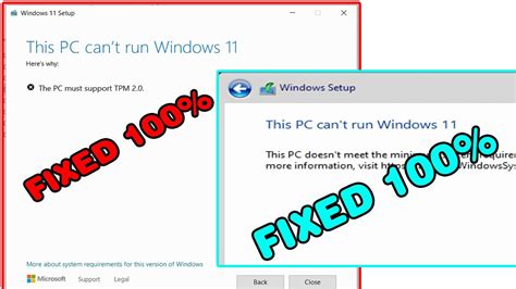 Solved This Pc Cant Run Windows 11 Bypass Tpm And Secure Boot During