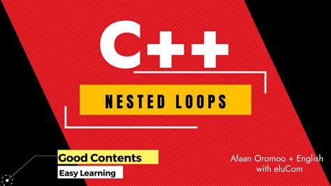 nested loops in c part 15 youtube