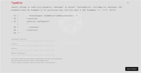 Debugging Codesandbox