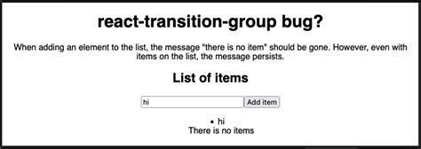 `react transition group` evaluating both if and else expressions on a ternary expression