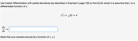 solved use implicit differentiation with partial derivatives