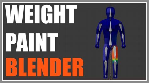 Weight Paint A Character In Blender Low Poly Game Character Creation