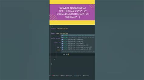 string concatenation with comma delimiter separator in java 8 java coding interview youtube