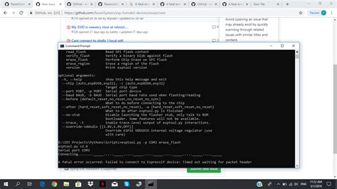 A Fatal Error Occurred Failed To Connect To Espressif Device Timed