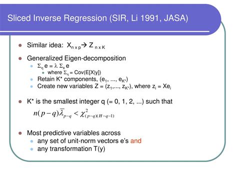 ppt inverse regression methods powerpoint presentation free download id 1172895