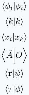 How To Denote Bra Ket Notation In LaTeX Dirac Notation