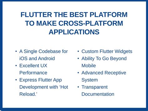 PPT What Makes Flutter Ideal For Cross Platform App Development A
