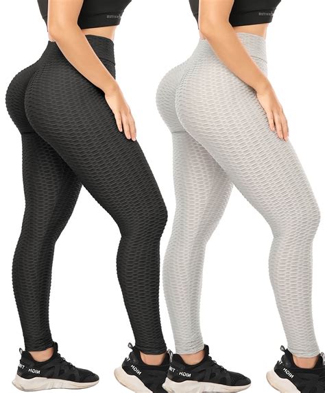 Vaslanda Womens High Waist Yoga Pants Tummy Control Slimming Booty Leggings Workout Running