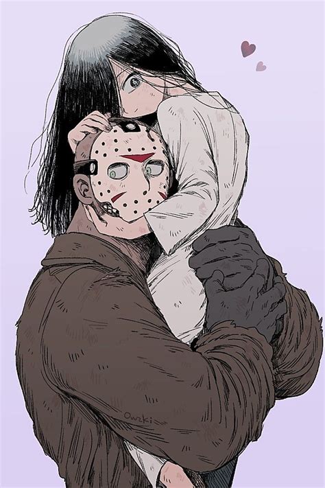Jason Voorhees And Sadoka Immagini Umoristiche Arte Delle Anime Schizzo Di Ragazza