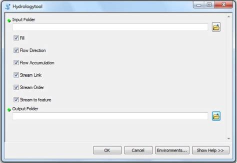 The GUI Of The Tool In ArcGIS Using ArcPy Module A Script Was Download Scientific Diagram