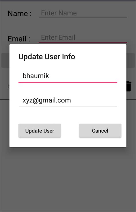 RecyclerView Crud Insert Update Delete View Example In Android