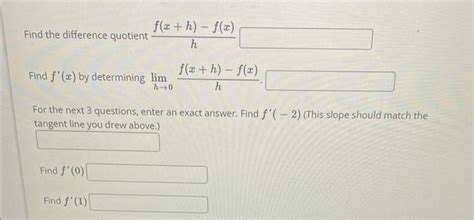 solved graph the function f x −2x2 and draw the tangent