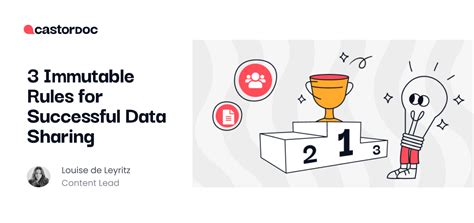 3 immutable rules for successful data sharing castordoc blog