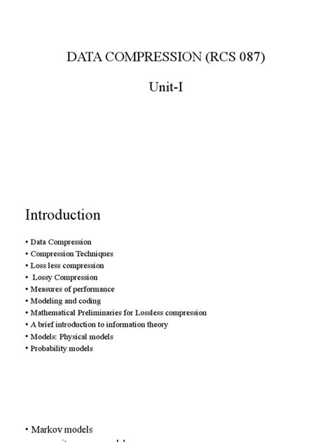 data compression rcs 087 pdf data compression code