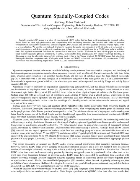 pdf quantum spatially coupled codes