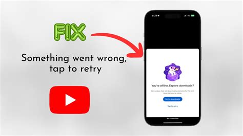 How To Fix Something Went Wrong Tap To Retry Error In YouTube On