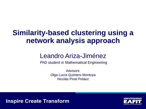 pdf similarity based clustering using a network analysis approach dokumen tips