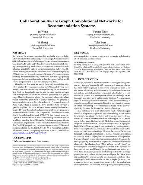 pdf collaboration aware graph convolutional networks for recommendation systems